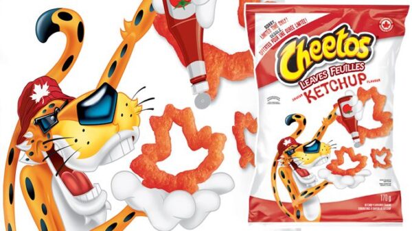 Starting today, Cheetos Leaves Ketchup...