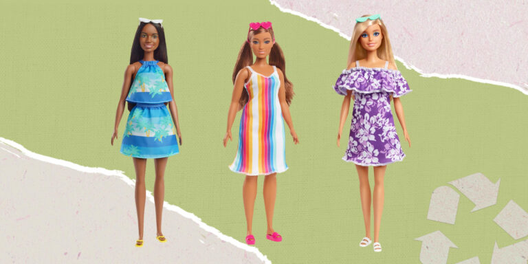 In a barbie world: Life's 100% Recyclable plastic, it's fantastic!