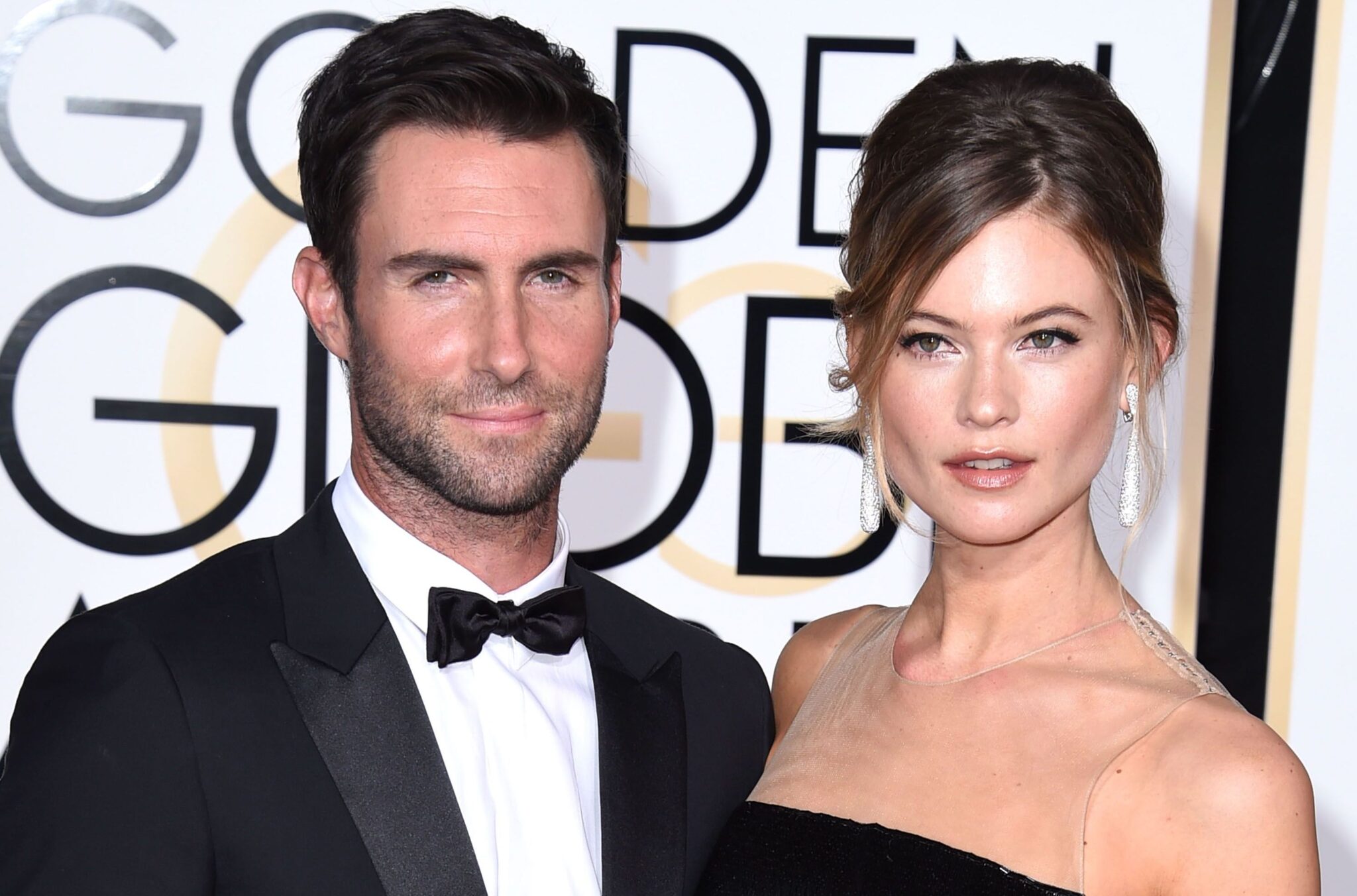 Adam Levine and Wife Behati Prinsloo Hits the Beach Amid DM Scandal