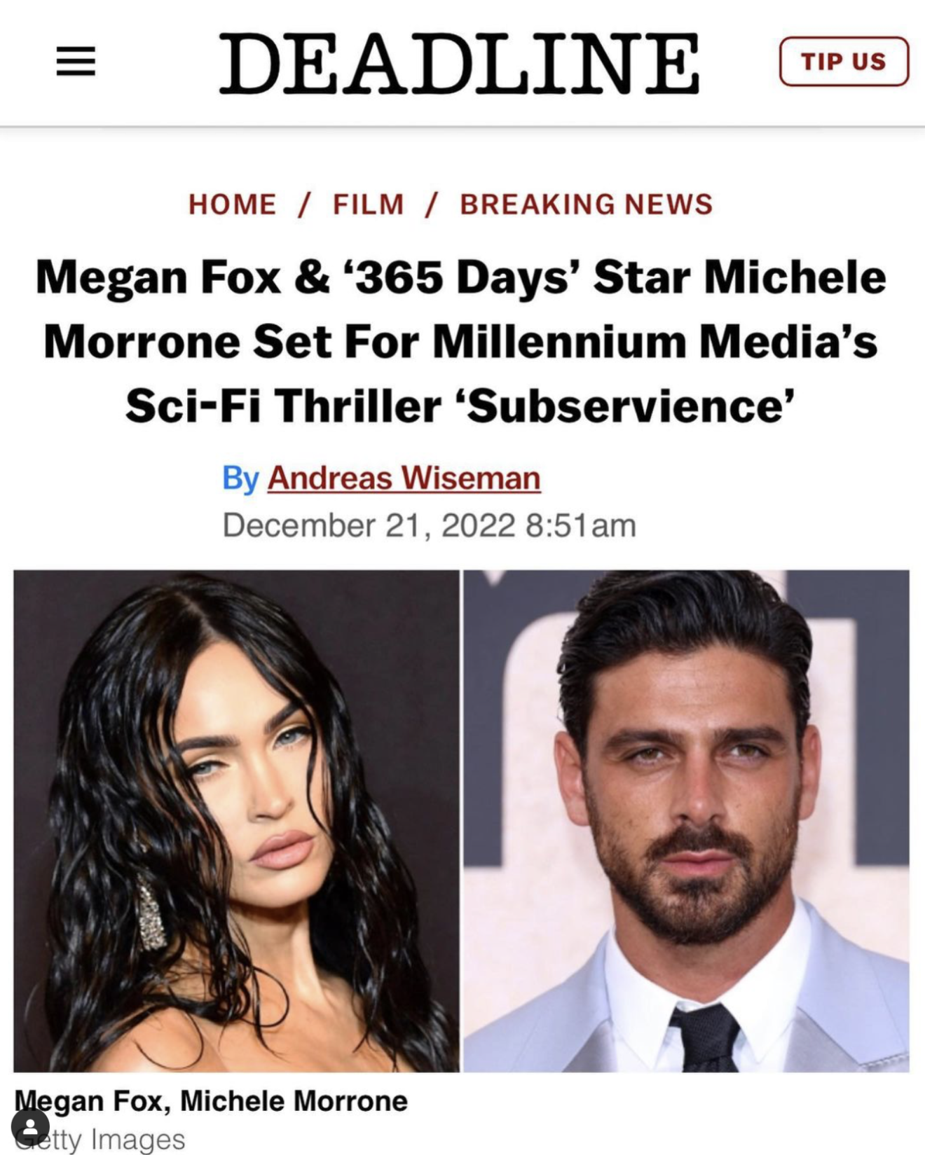 Megan Fox Sci-Fi Thriller ‘Subservience'