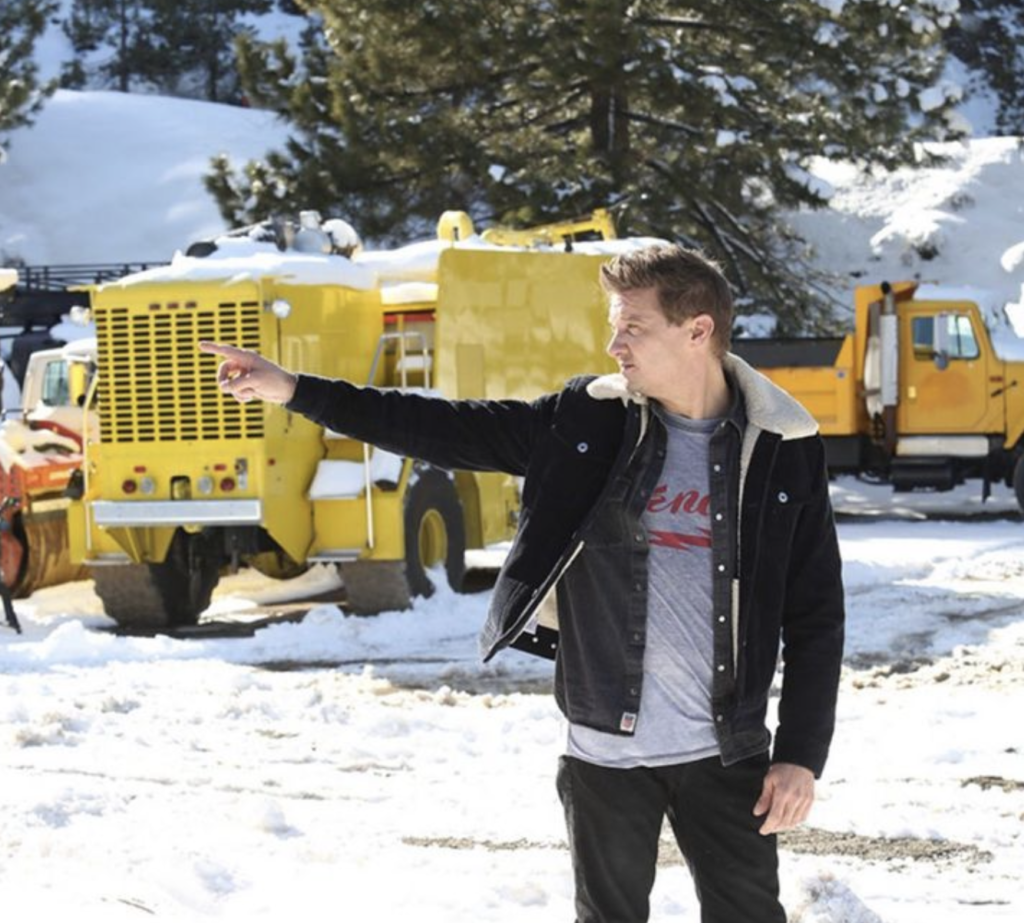 Jeremy Renner Snow Plow Accident