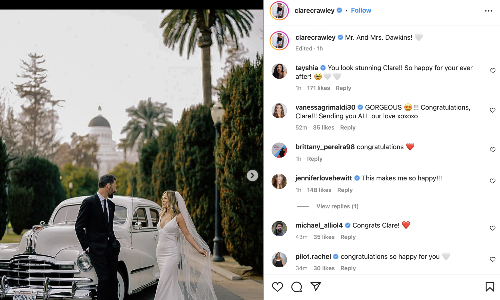 Clare Crawley Wedding