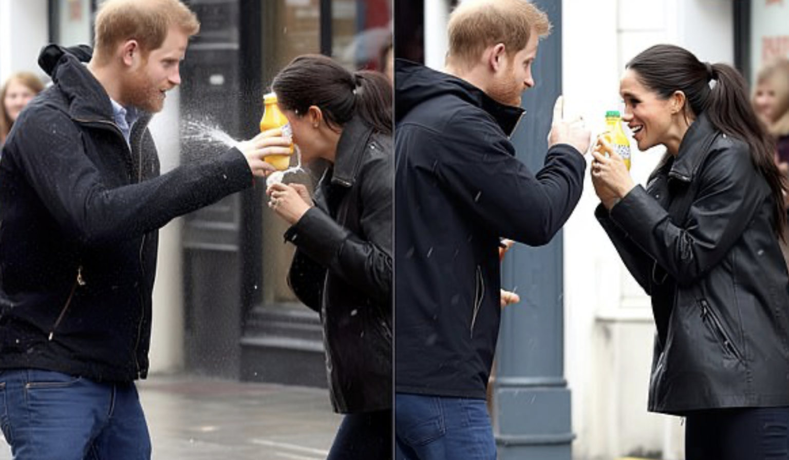 AI Software Meghan and Harry As Rom Coms