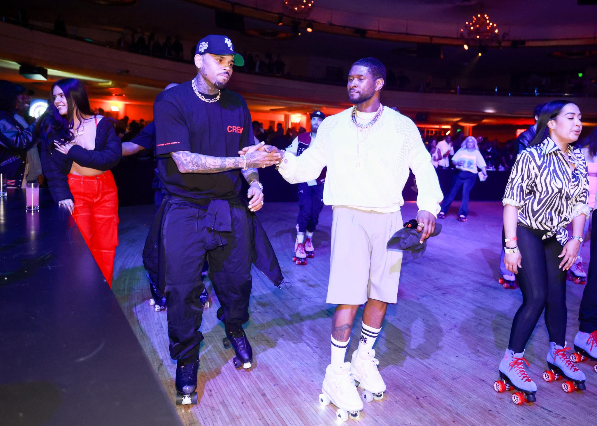 Chris Brown and Usher Beef