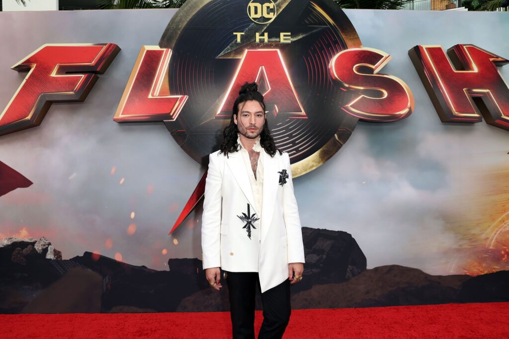 Ezra Miller 'The Flash' Red Carpet Premiere Controversy