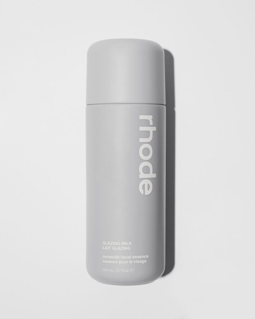 Meet The Newest Member Of Hailey Bieber's Rhode Routine: Glazing Milk