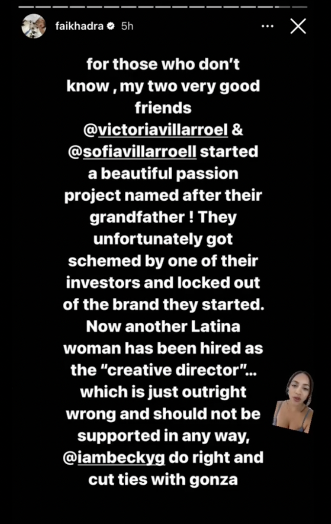 Becky G Gonza Drama Explained