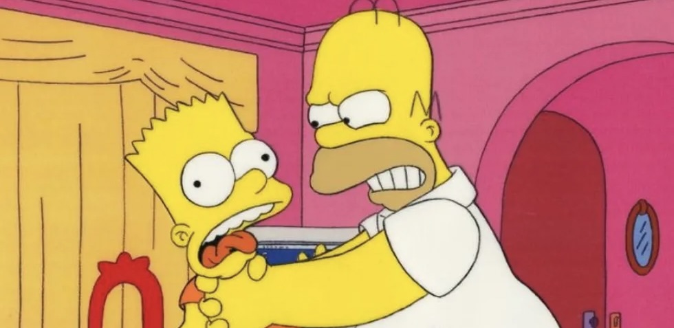 'The Simpsons': Homer Stopped Strangling Bart