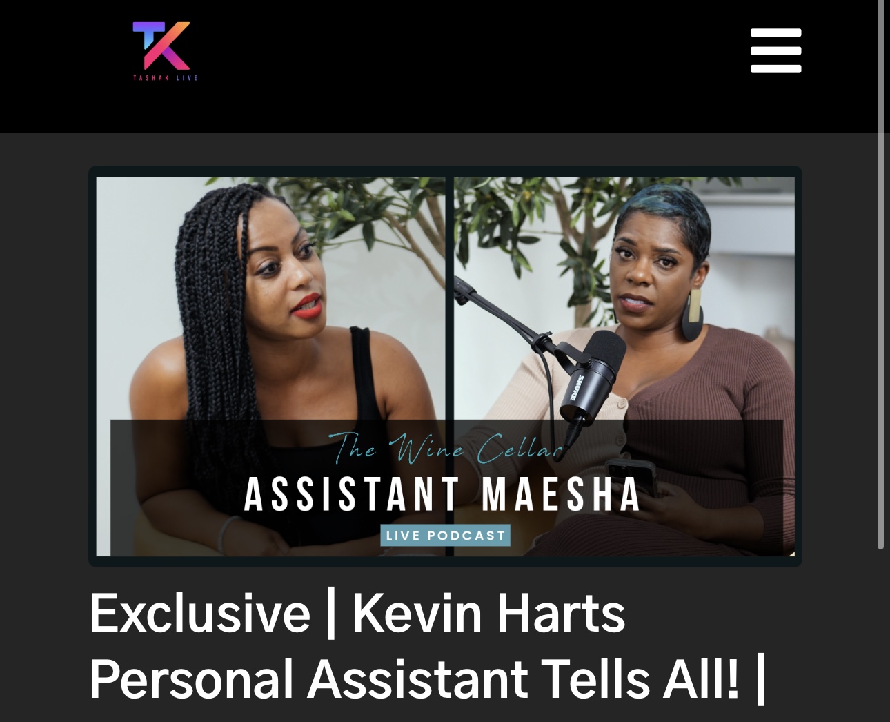 Kevin Hart Assistant Interview