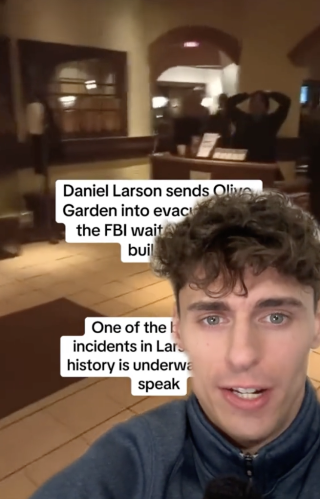 Daniel Larson Reddit Olive Garden Manager Video What Happened