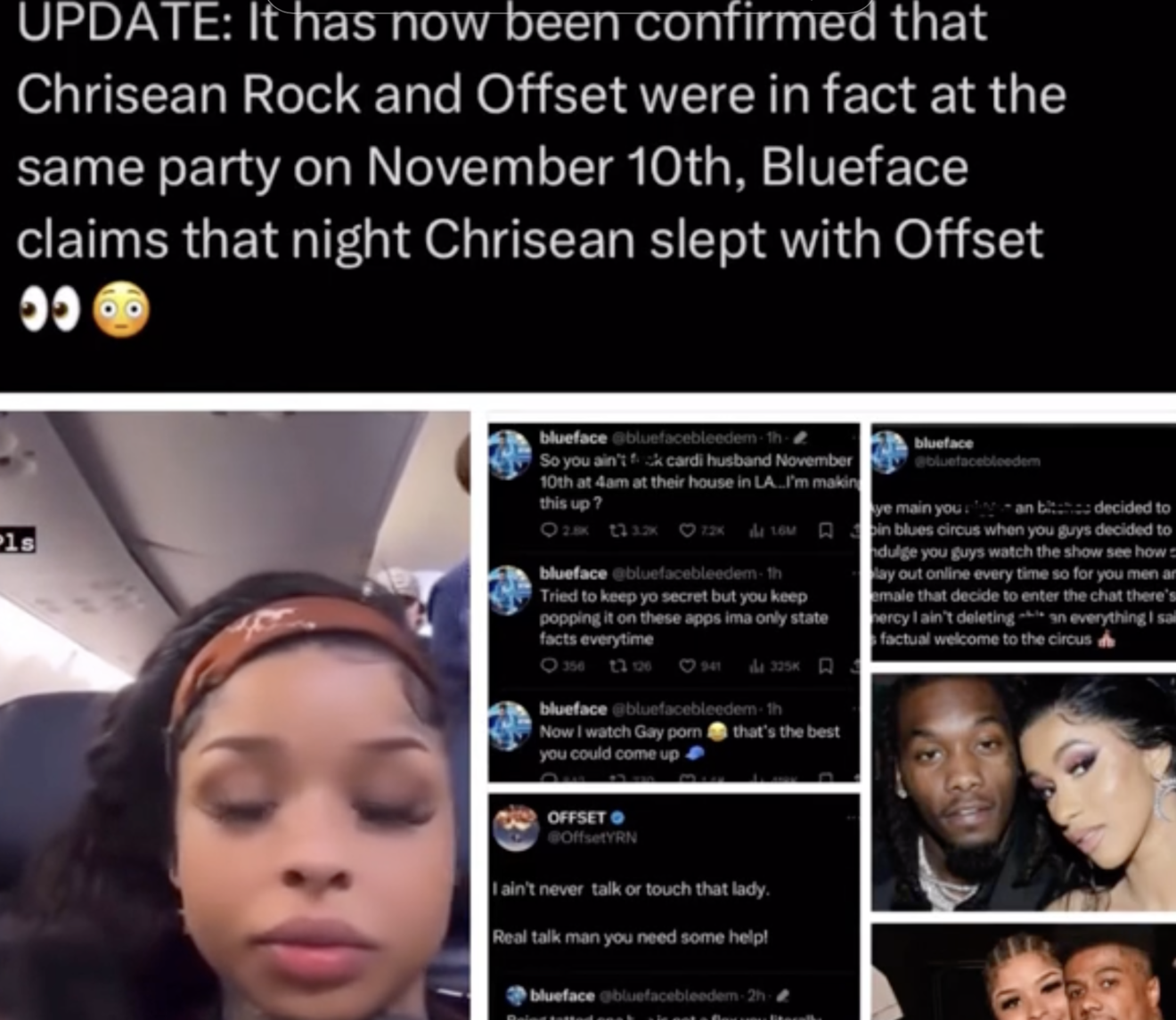 Chrisean And Offset Video Cheating On Cardi B