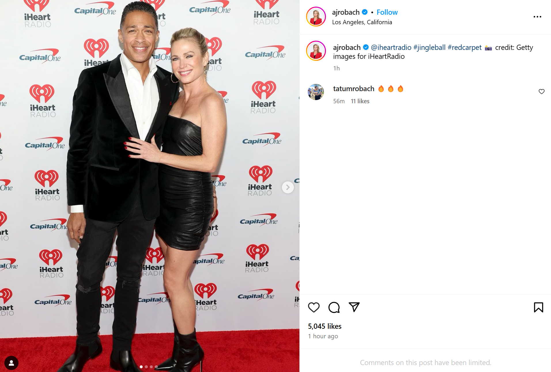 Amy Robach, TJ Holmes Update- Red Carpet Debut
