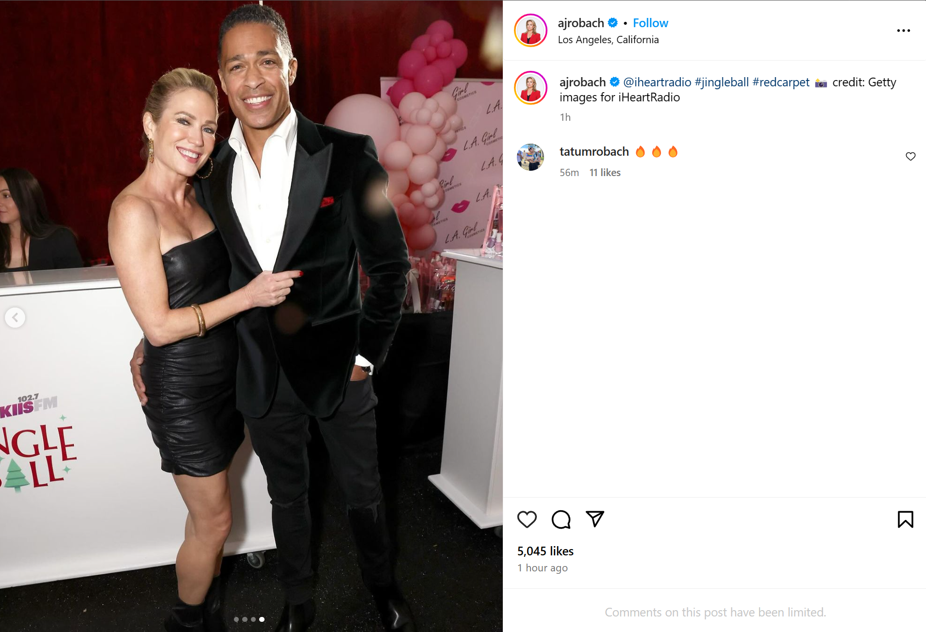 Amy Robach, TJ Holmes Update- Red Carpet Debut