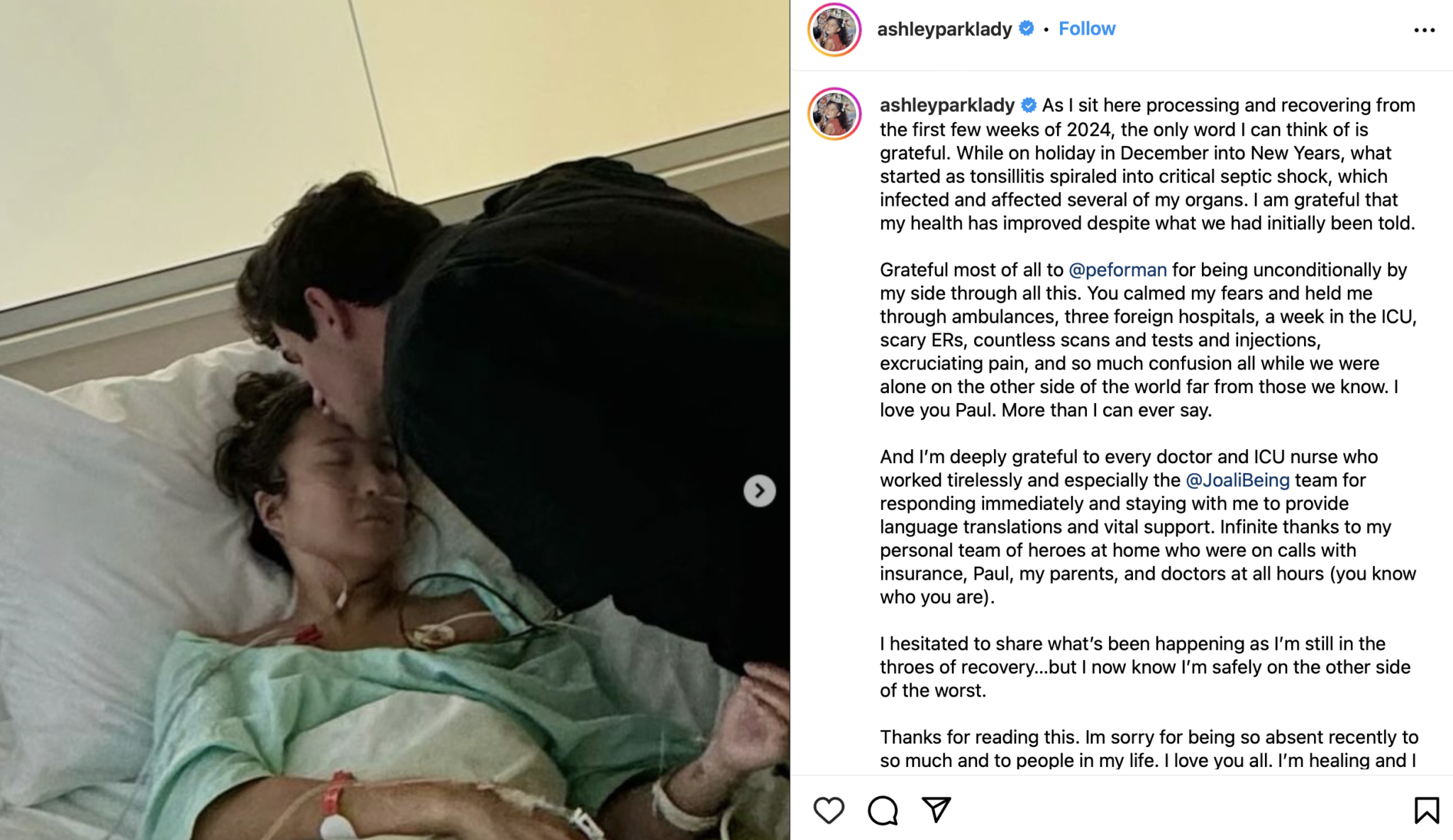 What Happened To Ashley Park Hospital Septic Shock Emily In Paris