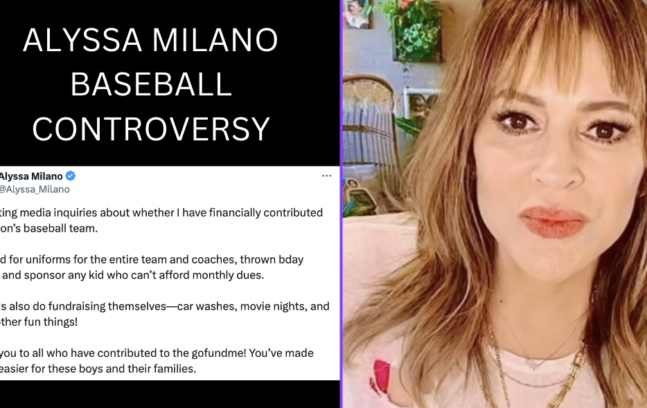 What Is Alyssa Milano Fundraiser Baseball Controversy Response