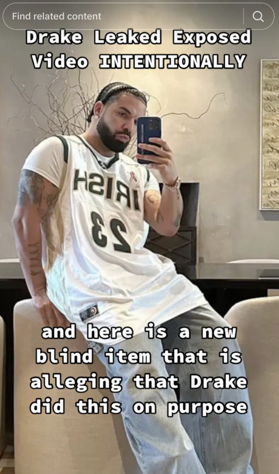 Drake Video Leaked Text Messages Exposed Intentionally Alleged