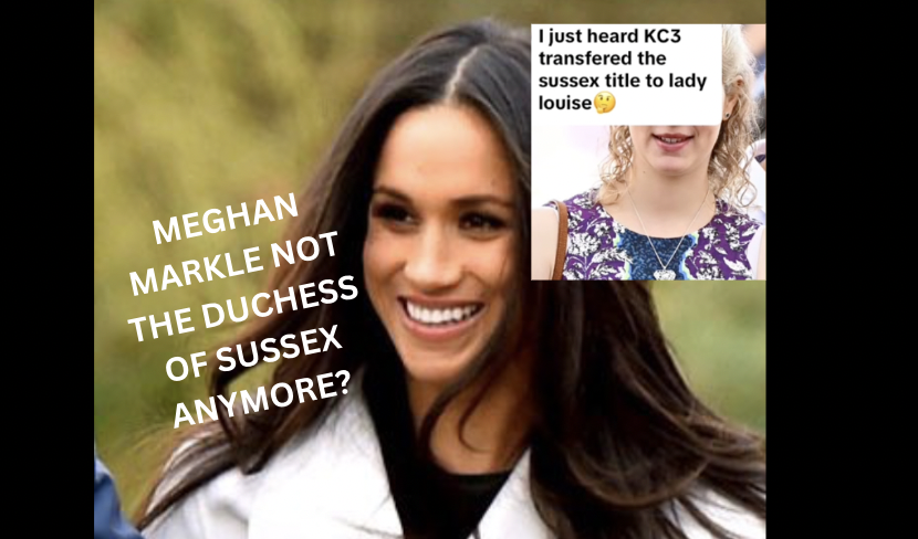 Is Lady Louise The New Duchess Of Sussex title?