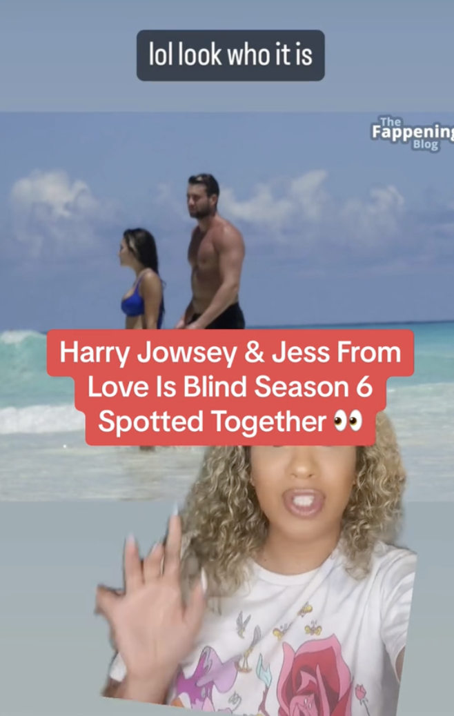 Jess Love is Blind Dating Harry Jowsey?