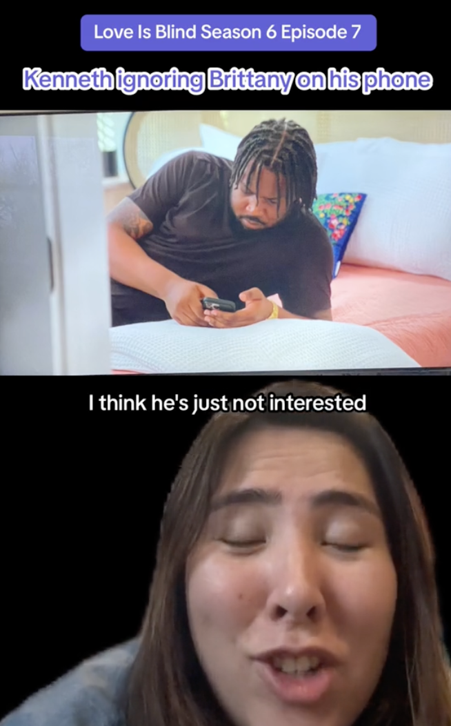 Kenneth Love is Blind Phone Cheating Rumors