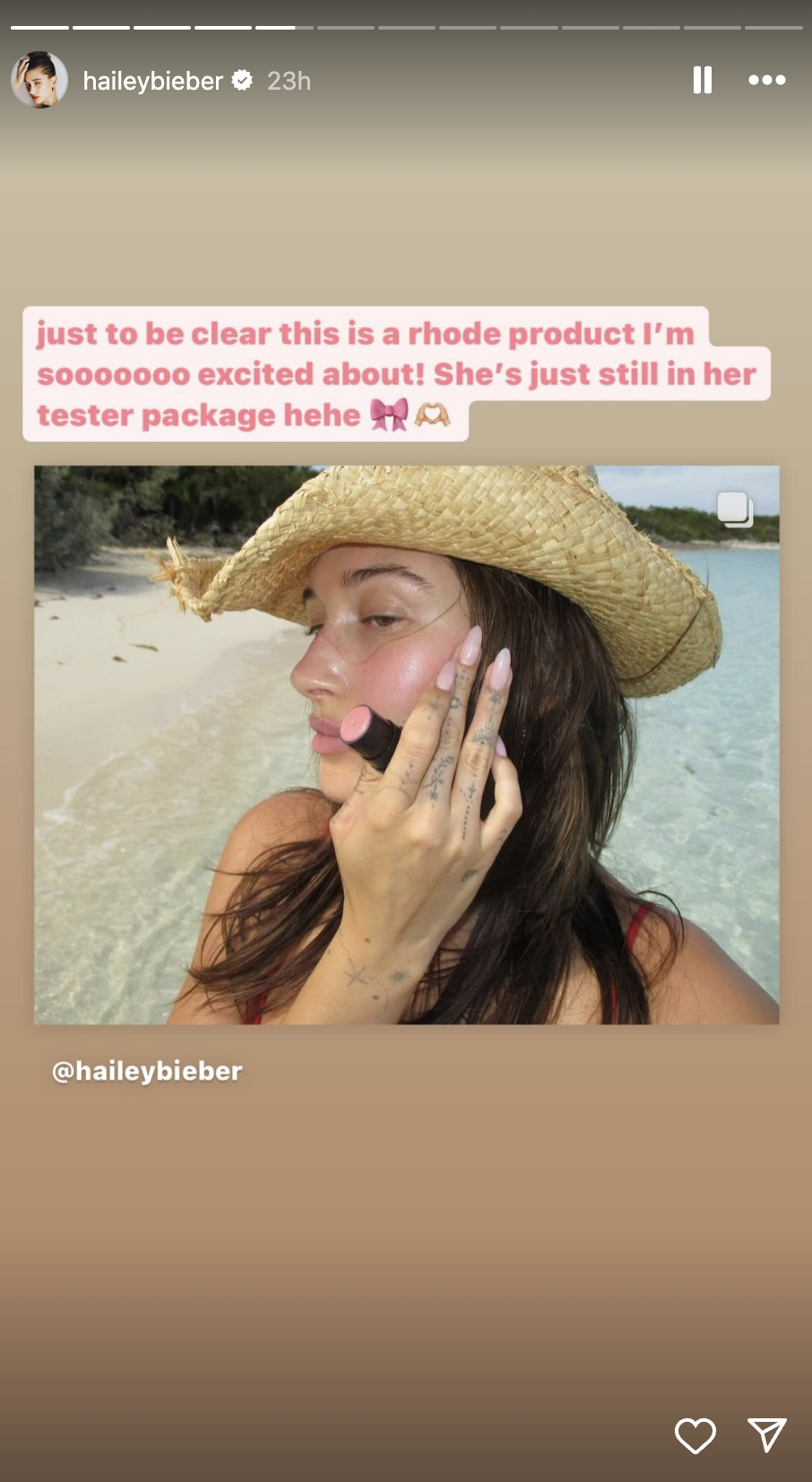 Hailey Bieber Rhode Blush Coming Soon?