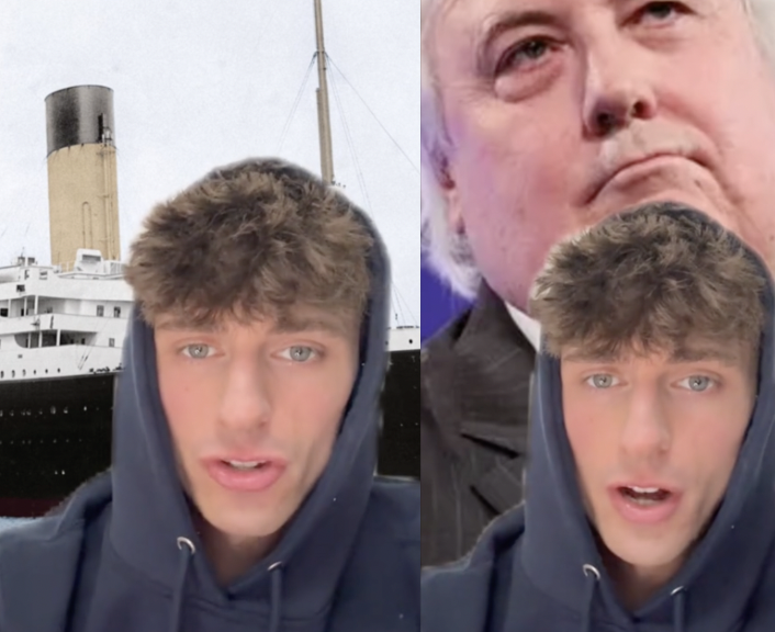 Clive Palmer Titanic 2 Progress Replica