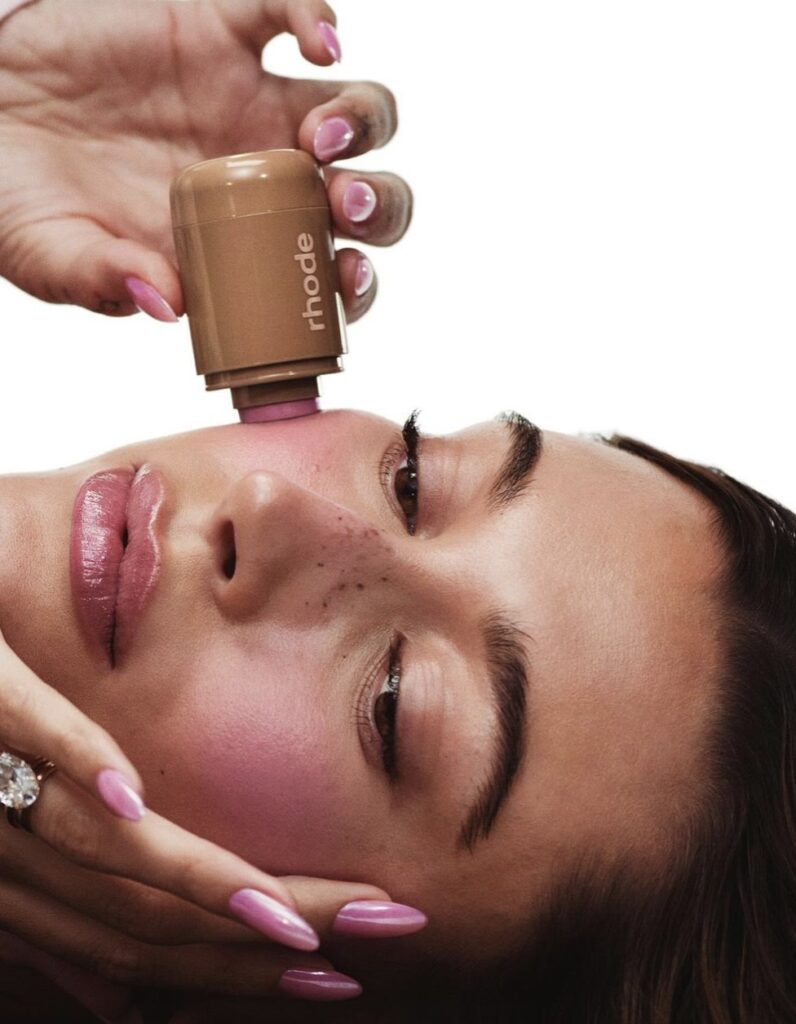 Hailey Bieber Rhode Blush and NYC Soho Pop-Up Shop