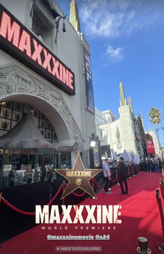 A24’s Newest Film “MaXXXine” Premieres with Mia Goth