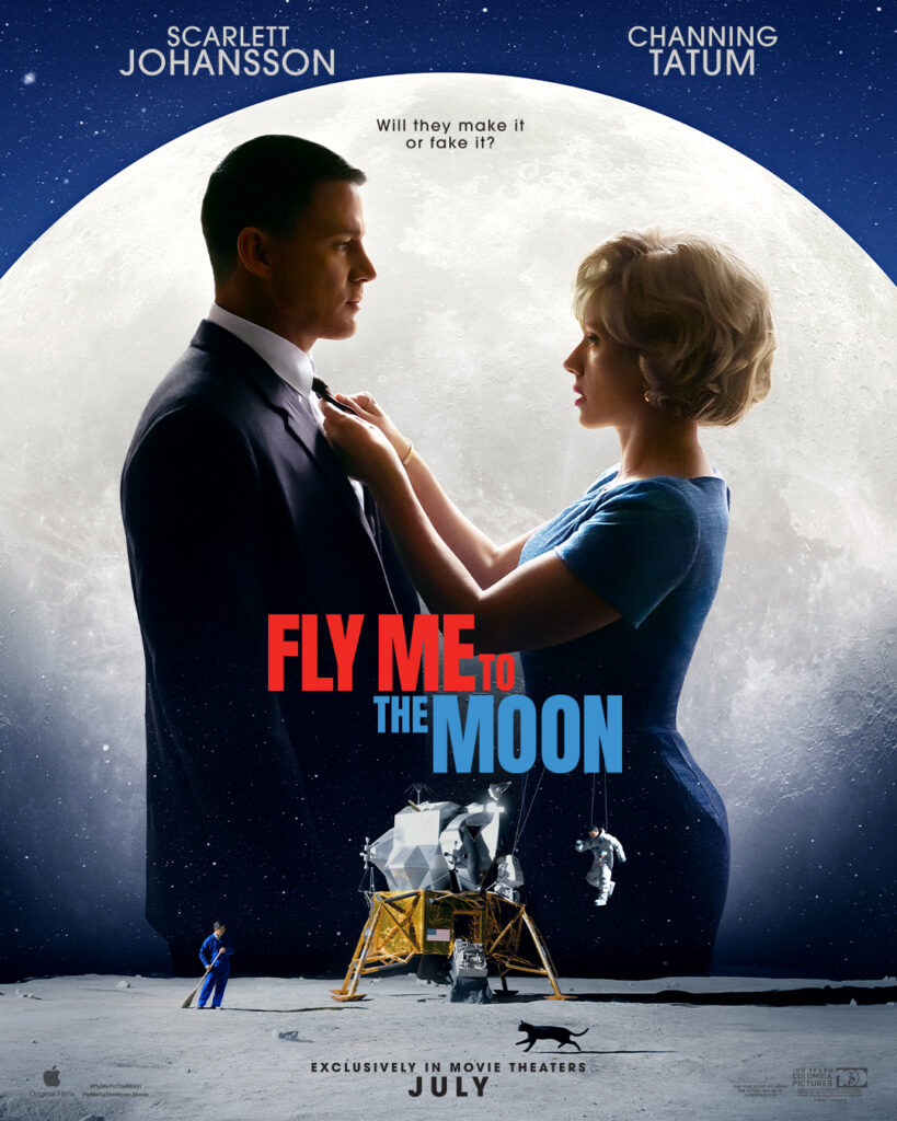 Scarlett Johansson Channing Tatum Fly Me To The Moon Premiere