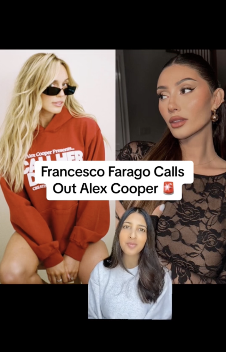 Francesca Farago Alex Cooper Comment Drama Fighting?