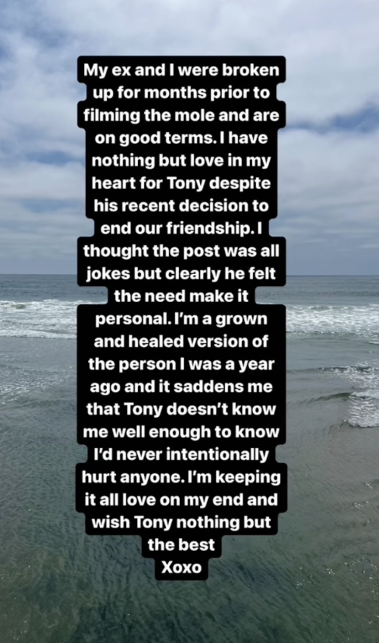 Hannah and Tony The Mole Relationship Drama Exposed