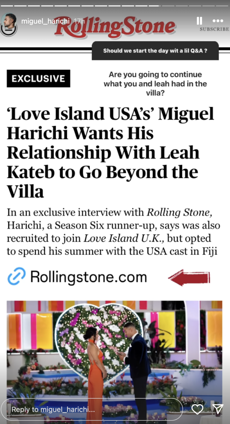 Are Leah and Miguel Still Together Love Island USA