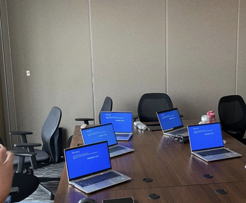 Global Computer Outage Causing A Global Standstill