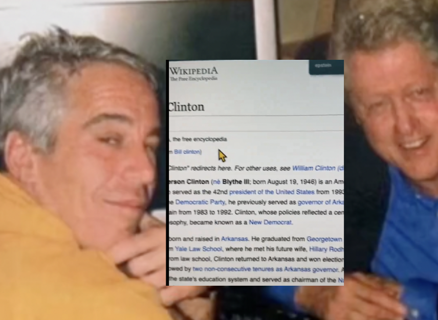 Jeffrey Epstein Bill Clinton Wikipedia Page Twitter Controversy