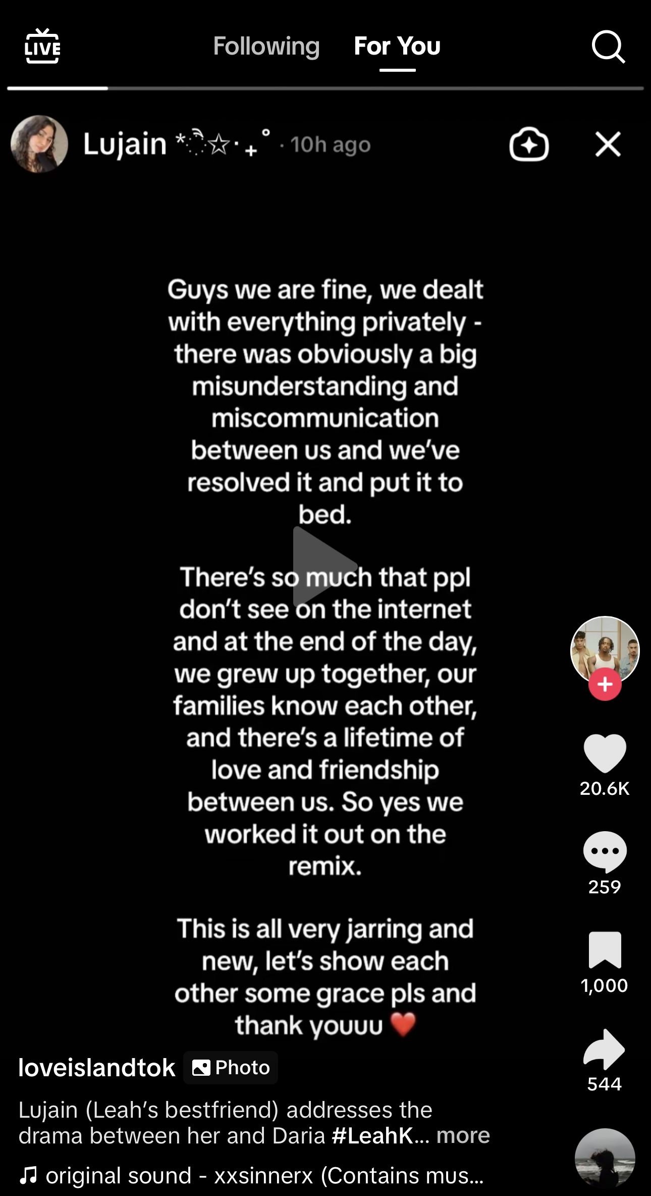 What Happened With Love Island Leah Kateb Sister Daria and Best Friend ...