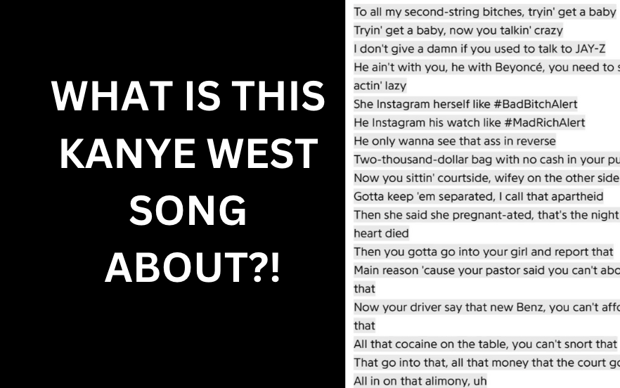 Kanye West Song About Cathy White and Jay Z Allegedly