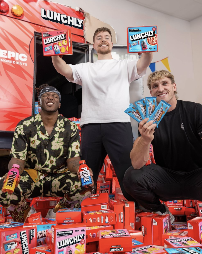 KSI Logan Paul Mr.Beast New Product