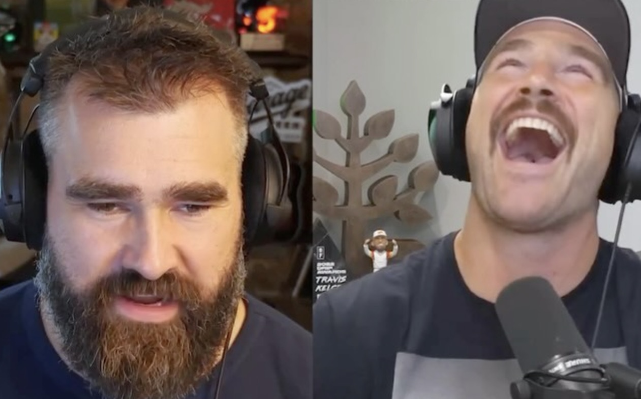 Travis Kelce Jokes About Jason Kelce Dancing