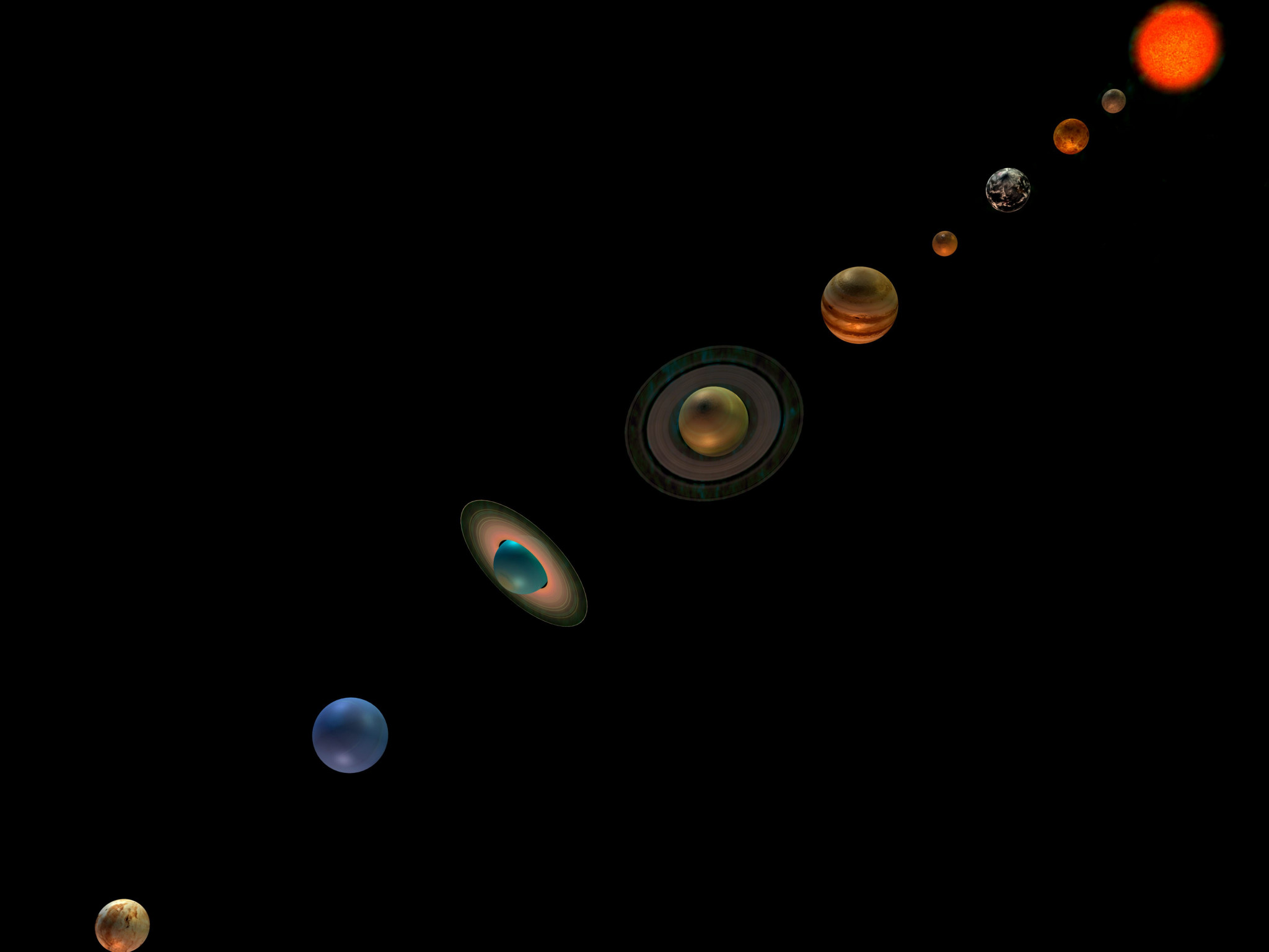 Did a Giant Object Warp the Solar System?
