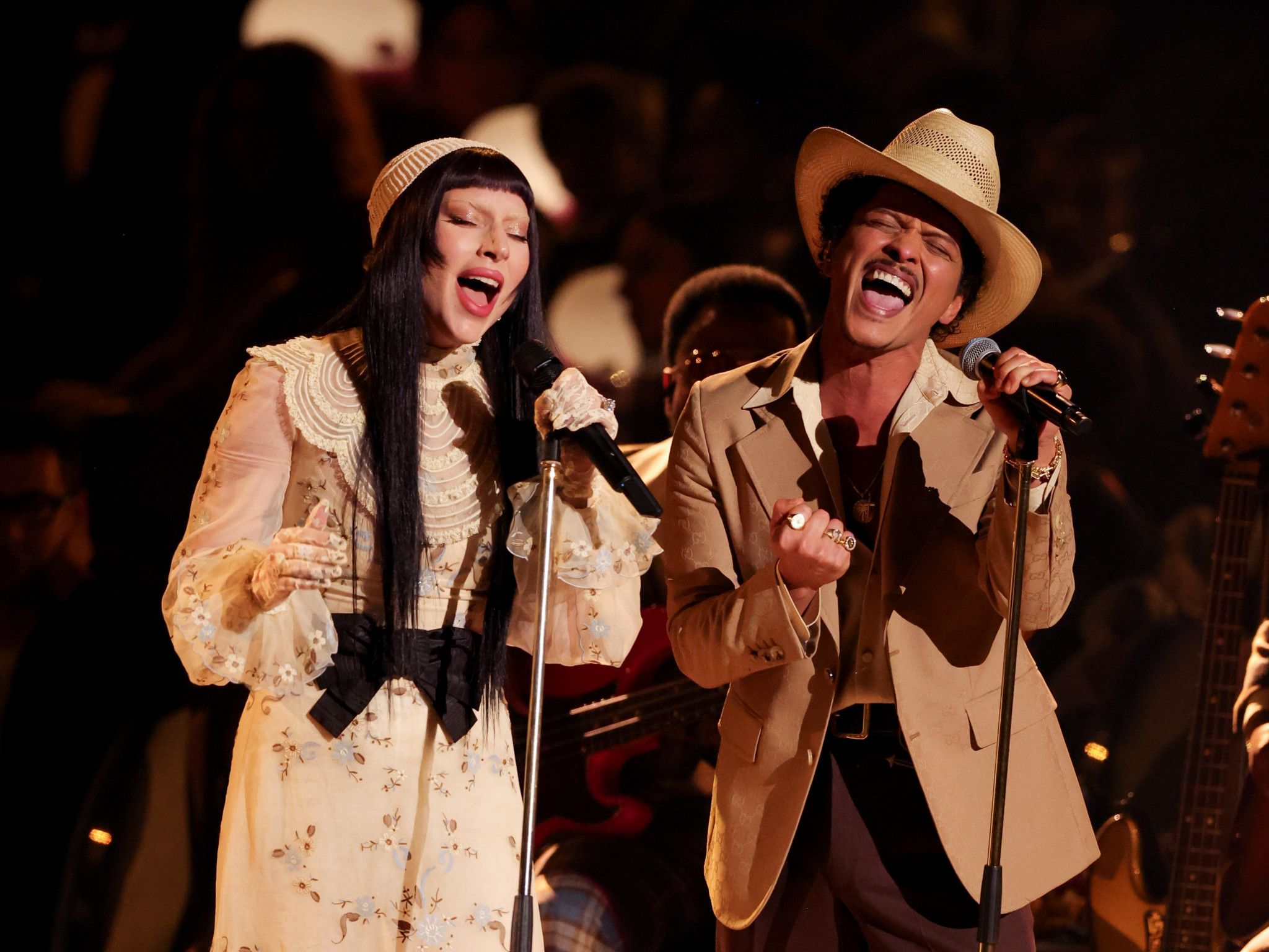 Lady Gaga & Bruno Mars Cover 'California Dreamin'' at 2025 Grammys