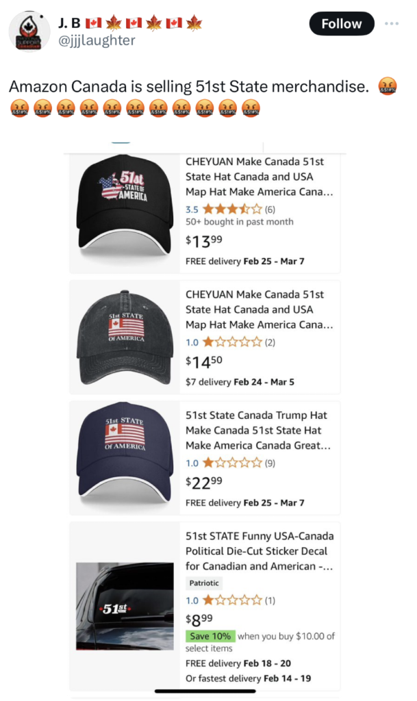 51st State Amazon Merch Goes Viral