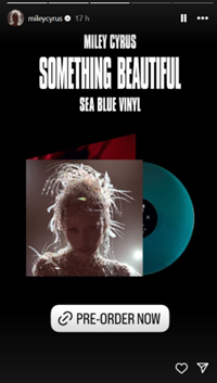 Miley Cyrus New Visual Album “Something Beautiful” Details