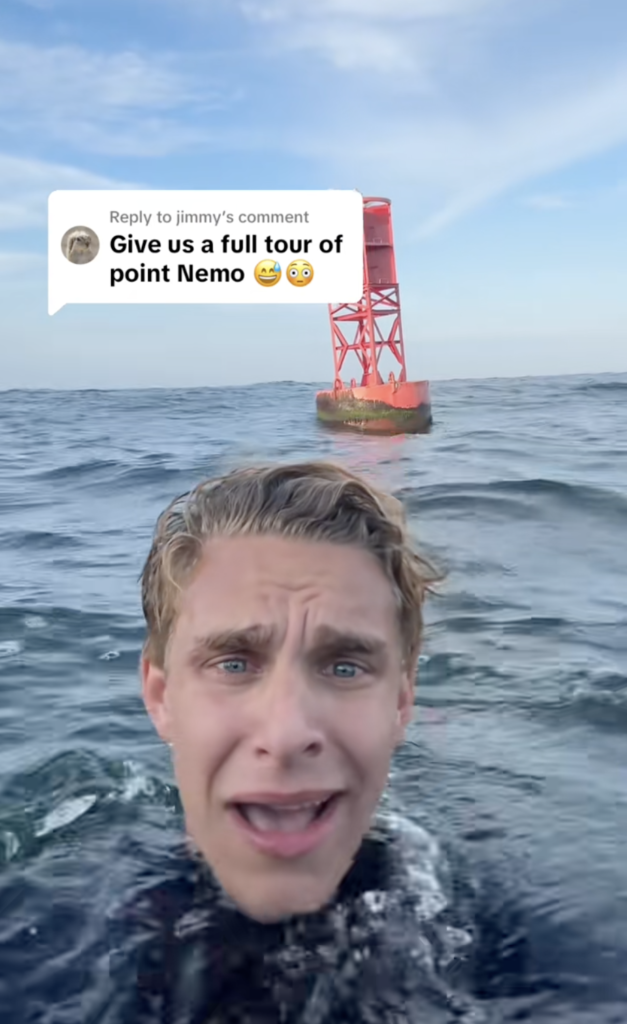 Did Influencer Reach Point Nemo Location Video