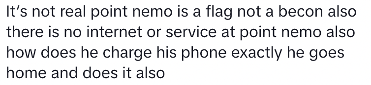 Did Influencer Reach Point Nemo Location Video