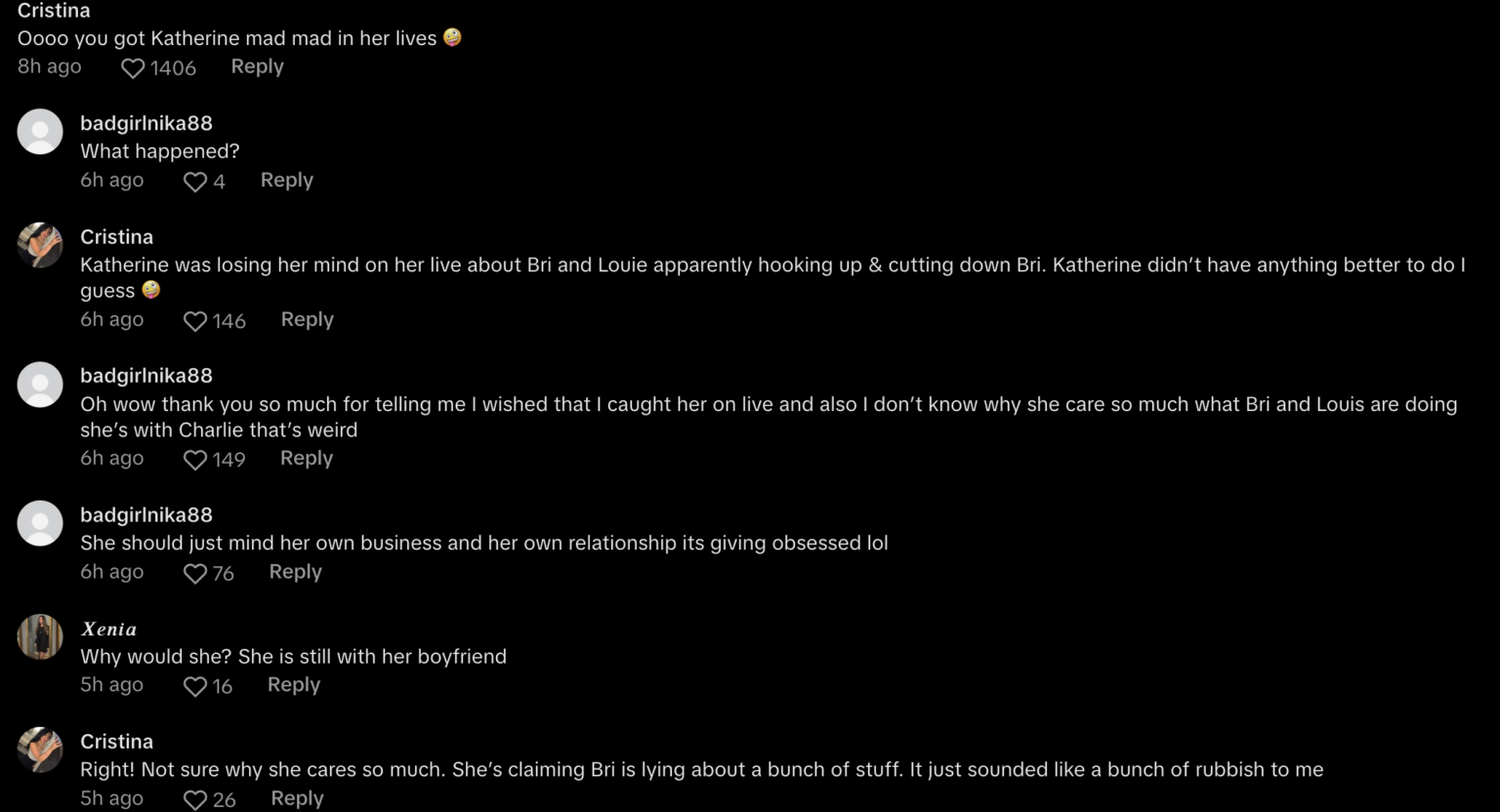 Katherine Live Mad About Bri and Louis Battle Camp Drama Explained